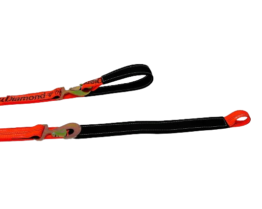 2" x 57" V-Bridle w/ Flat Snap Hooks, Loops & Cordura Sleeve-BEST ...