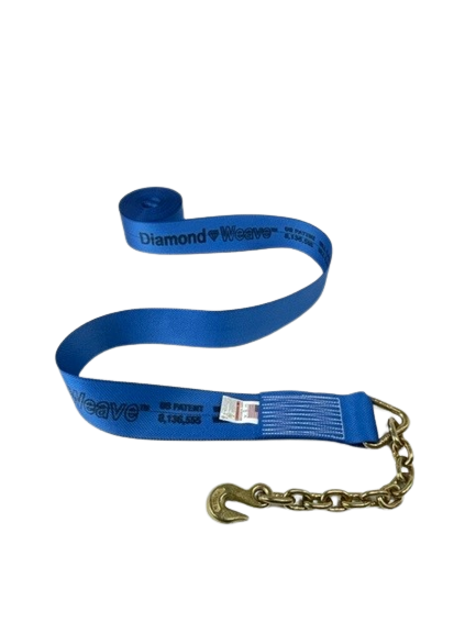 4" x 30' Ratchet Assembly w/ Chain Ends & Grab Hooks-BEST – Safe 'N ...