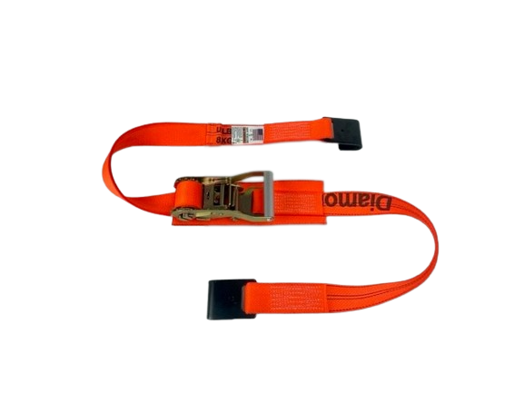 2" x 13' Quick Release Gas Cylinder Ratchet Strap w/ Flat Hooks-BEST ...