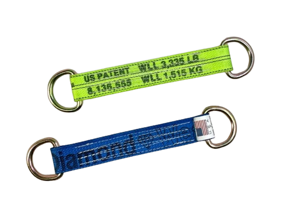 TOW-DOGBONE-WDR - Dogbone w/ Wire D-Rings - BEST – Safe 'N Secure LLC